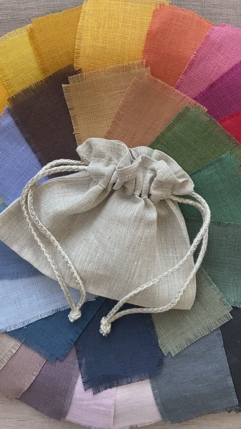Organic Linen Fabric Samples for Home Textile. OEKO-TEX certified ...